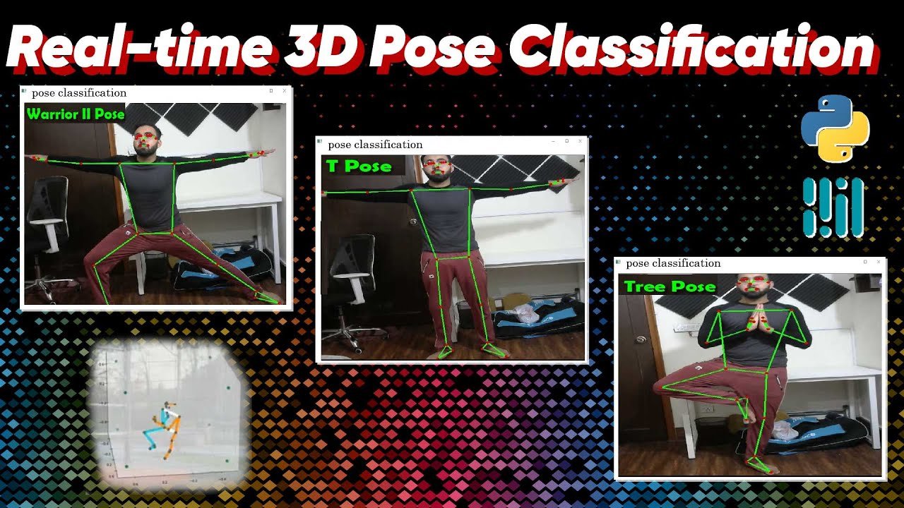 Real Time 3d Pose Detection And Pose Classification With Mediapipe And